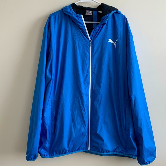 Puma | Jackets & Coats | Puma Hooded Wind Jacket | Poshmark